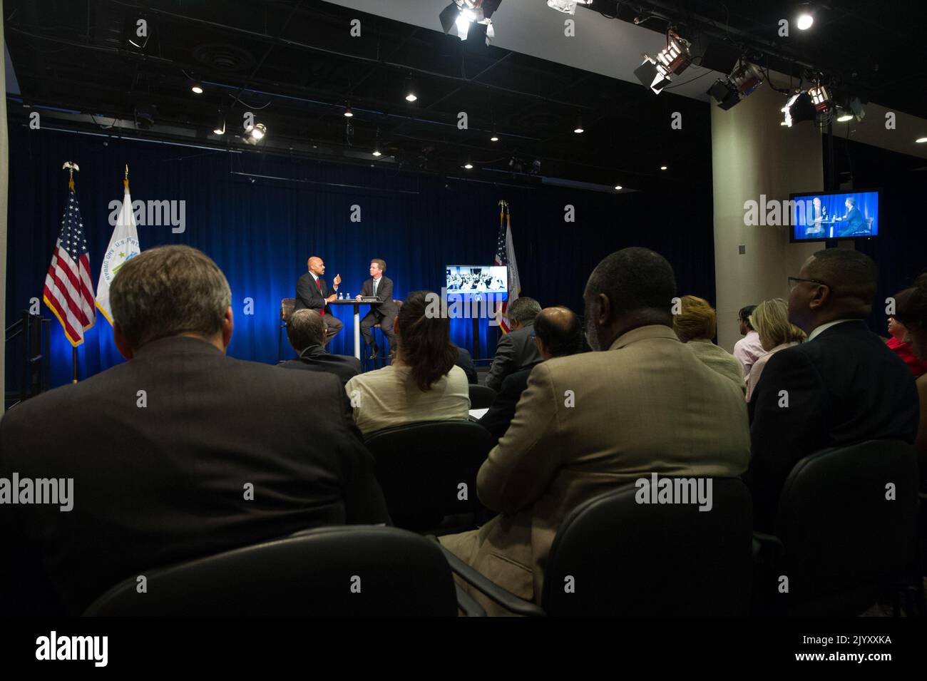 Town Hall Meeting at HUD headquarters, with Secretary Shaun Donovan and ...