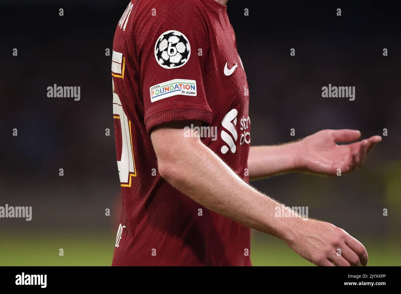 Close up of uefa champions league patch hi-res stock photography and ...