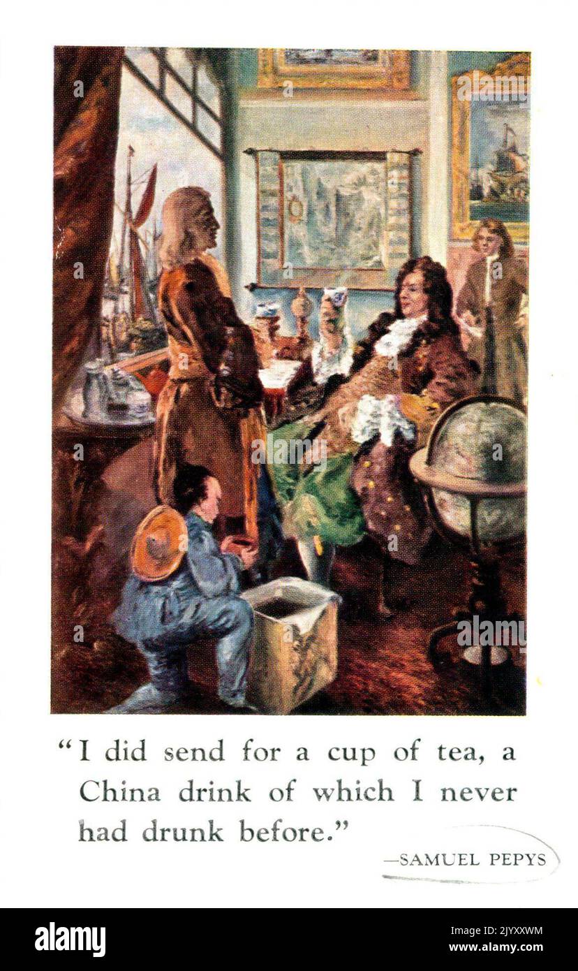 Samuel pepys tea hi-res stock photography and images - Alamy