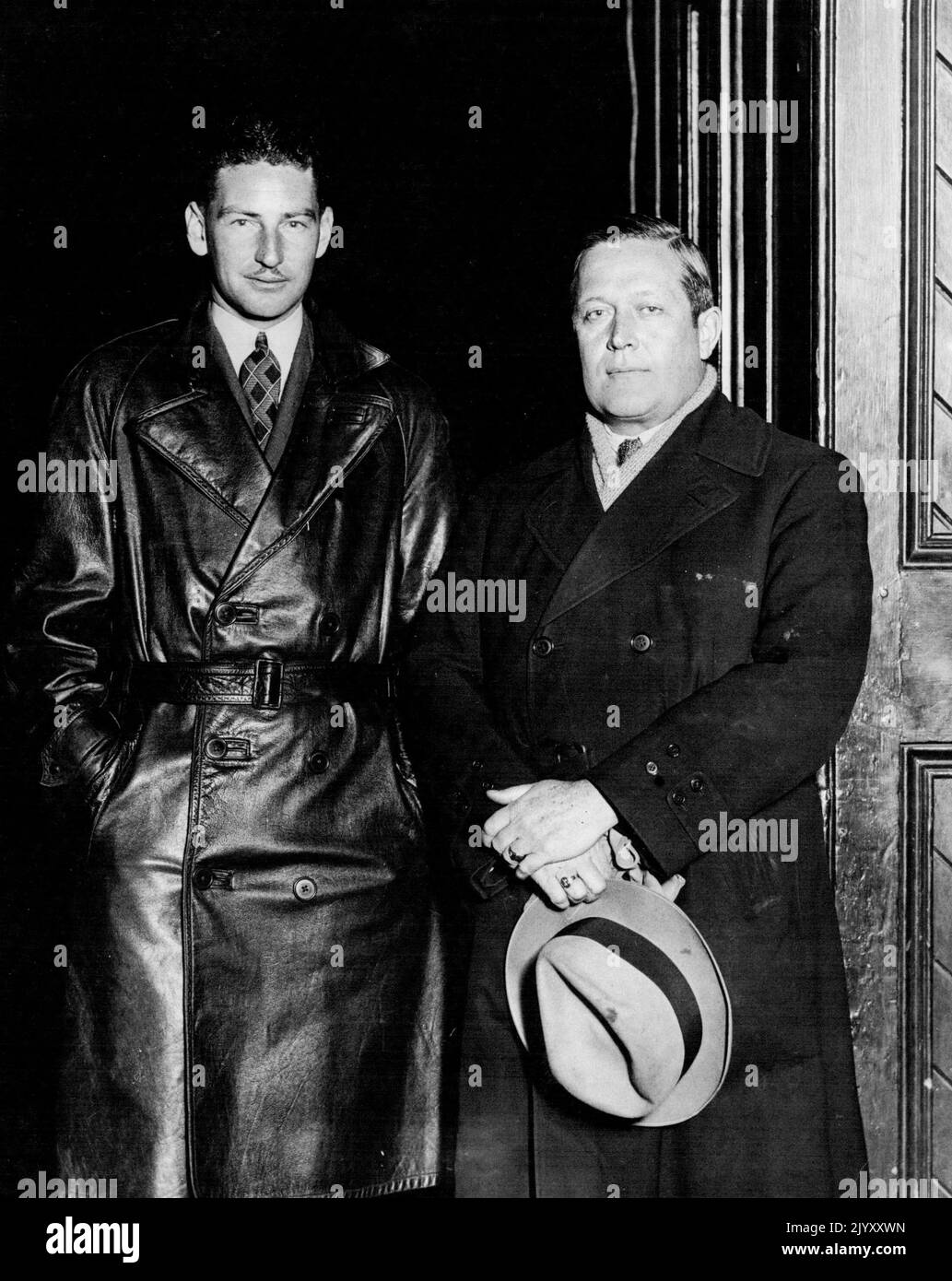 Mr. Warren Penny, on left, and Capt. George Pond, photographed before ...