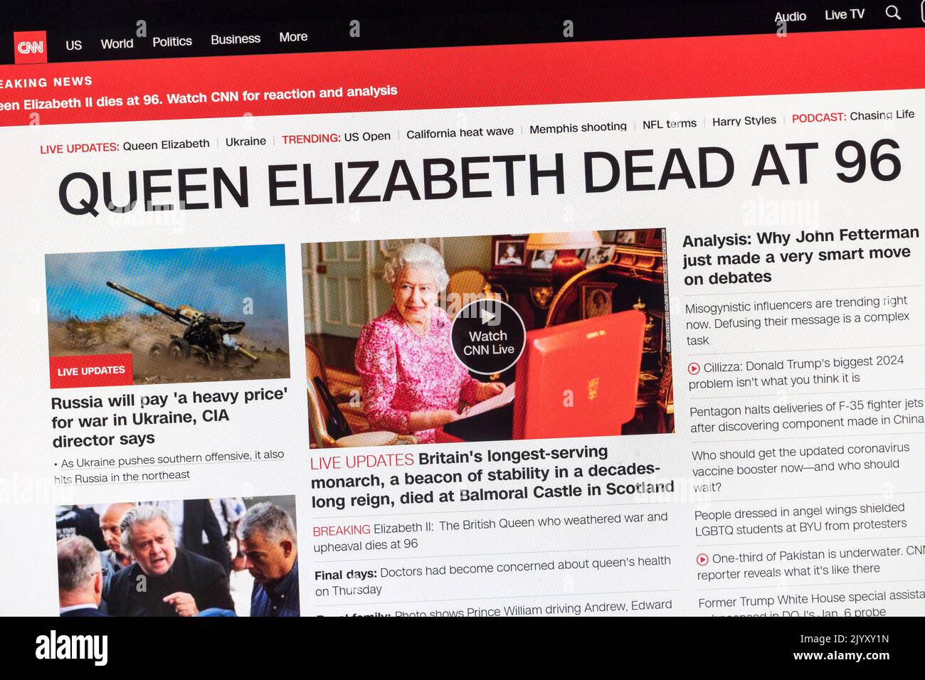 The immediate reaction of CNN News (at 6.45pm UK time) to the ...