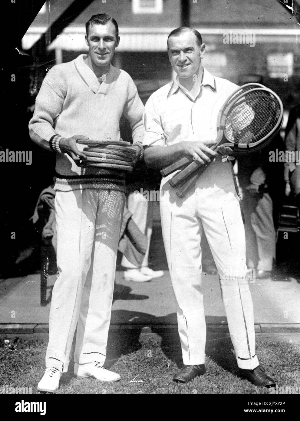 Australian tennis player gerald leighton patterson Black and White ...