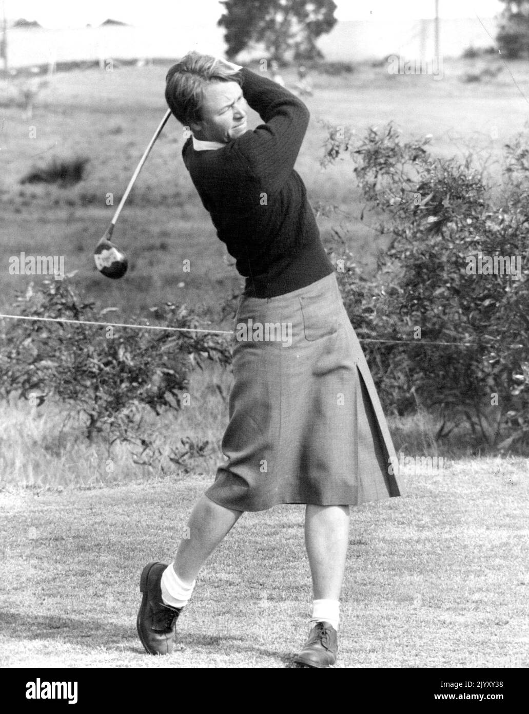 Womens Aust Golf Champs at Australian Golf Club. Miss J. Percy of ...