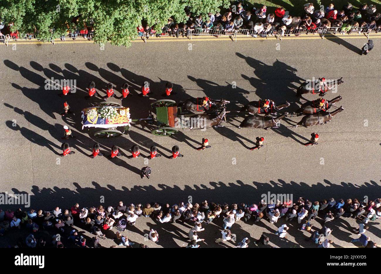 Princess Diana Funeral Procession Funeral Princess Diana Westminster
