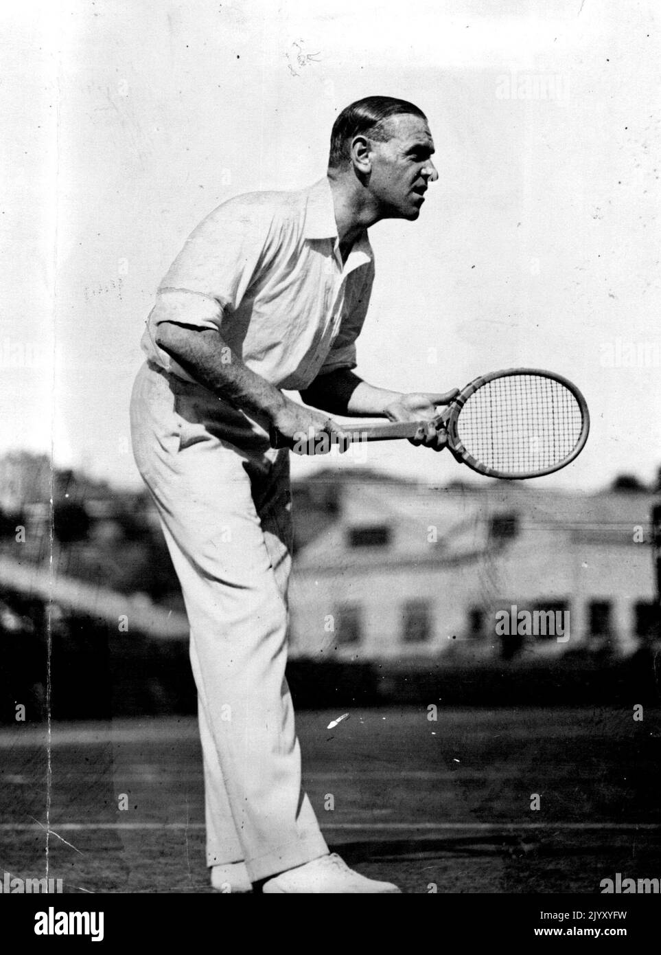 Australian tennis player gerald leighton patterson Black and White ...