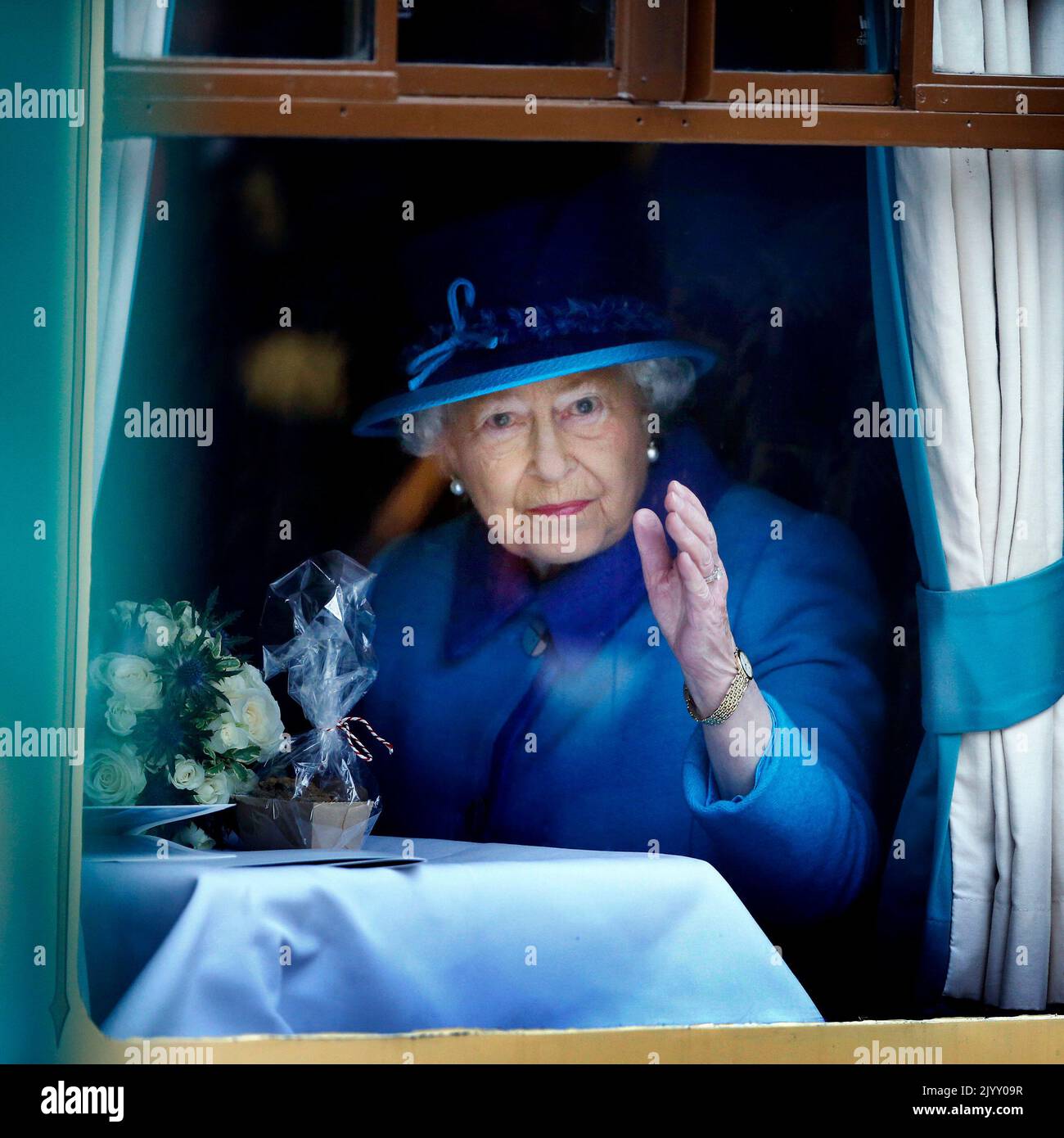 File photo dated 09/09/15 of Queen Elizabeth II, on the day she became ...