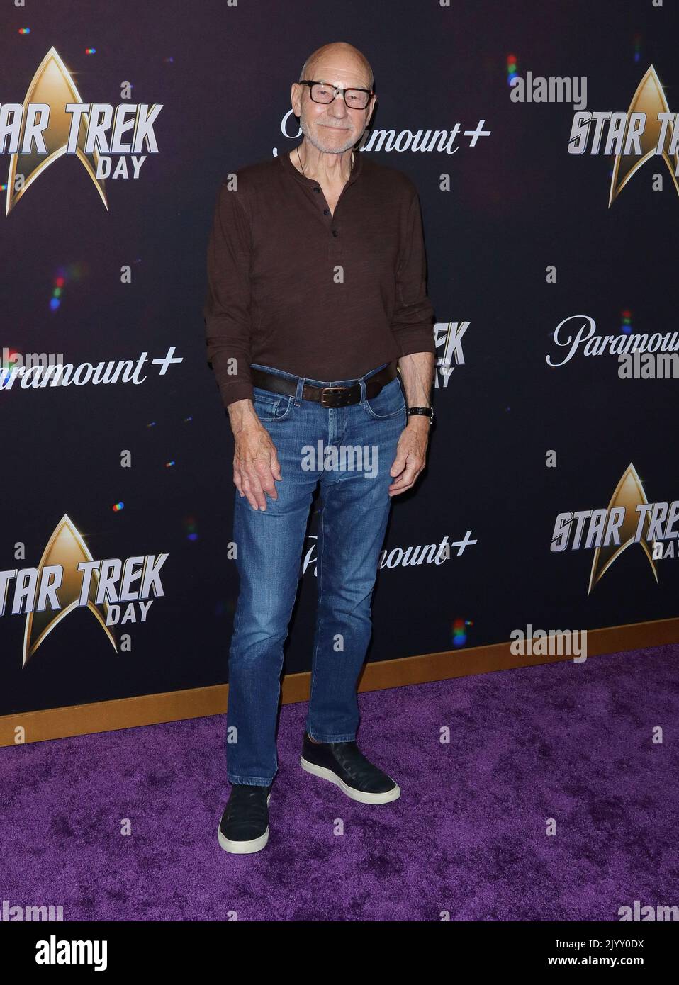 Patrick Stewart arrives at The Star Trek Celebration Red Carpet held at ...