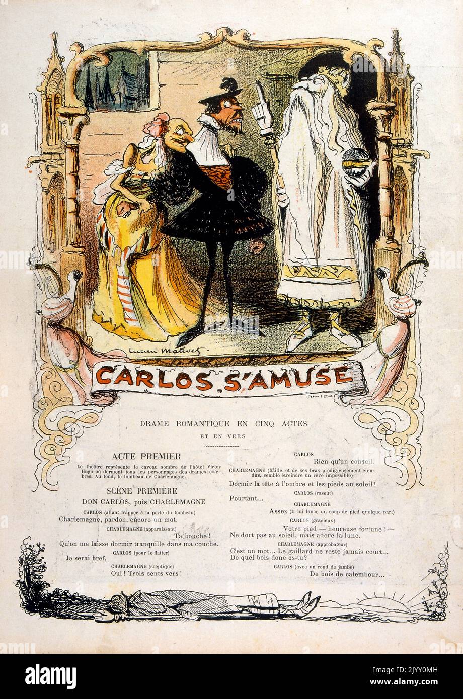 Caricature Illustration depicting a poor man (Ex-convict) with a child ...