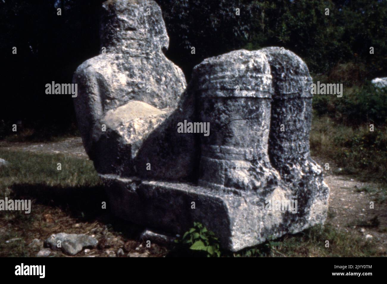 The Mayan Pyramid of the Magician, a Mesoamerican step pyramid located ...