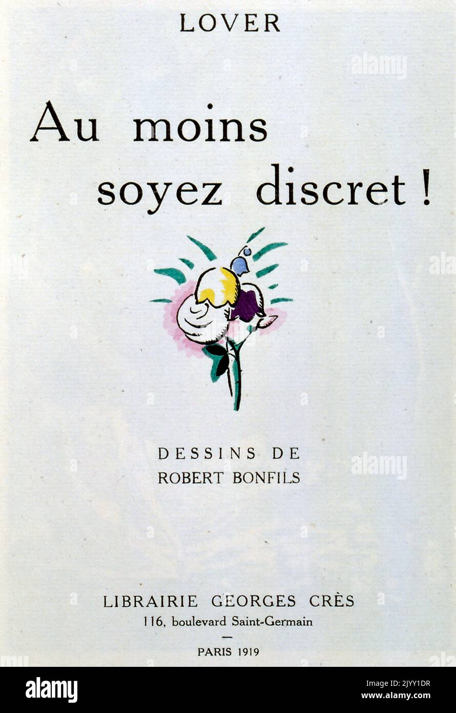 Au moins soyez discreet. (At least be discreet) poems of love with ...