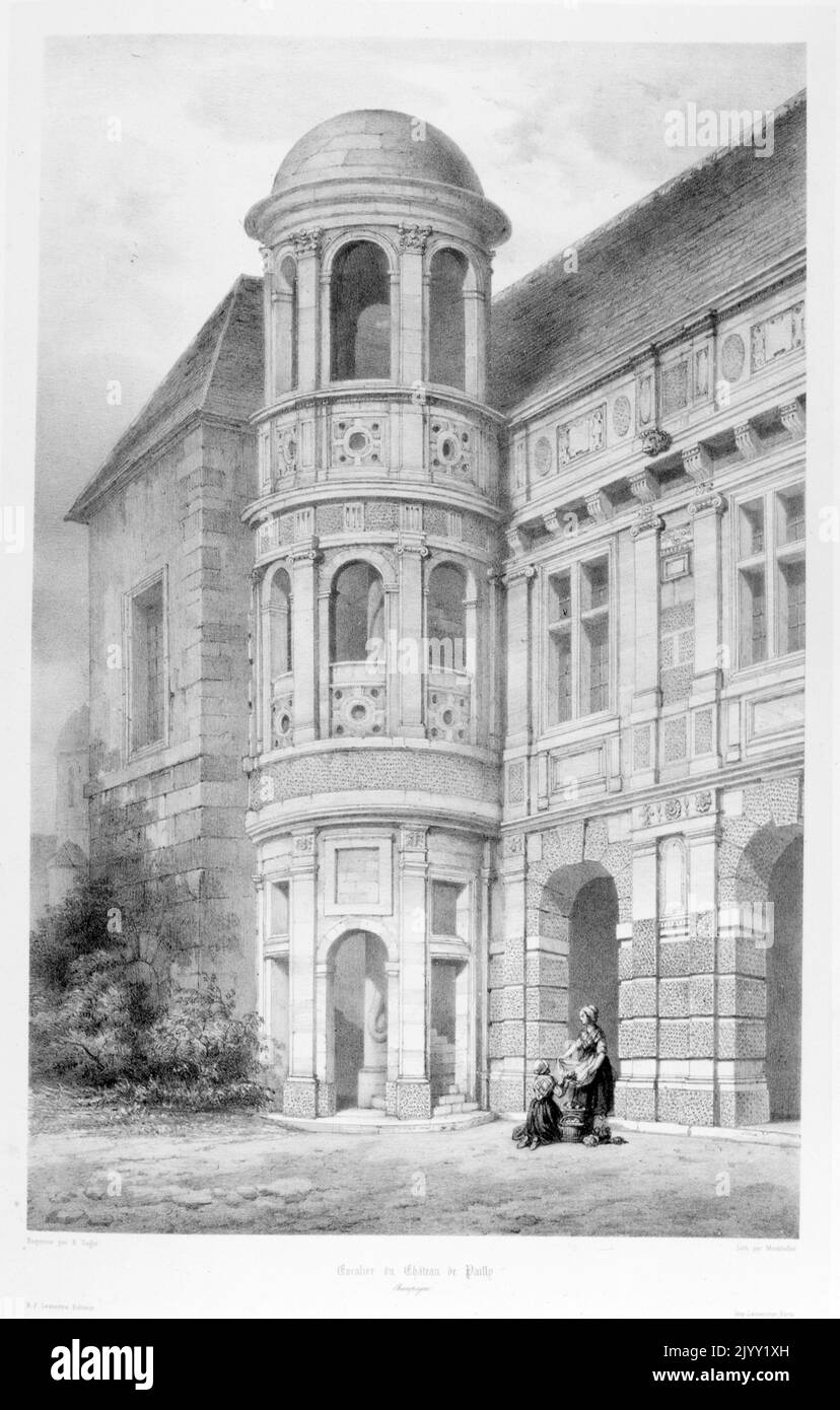 French chateau drawing hi-res stock photography and images - Alamy