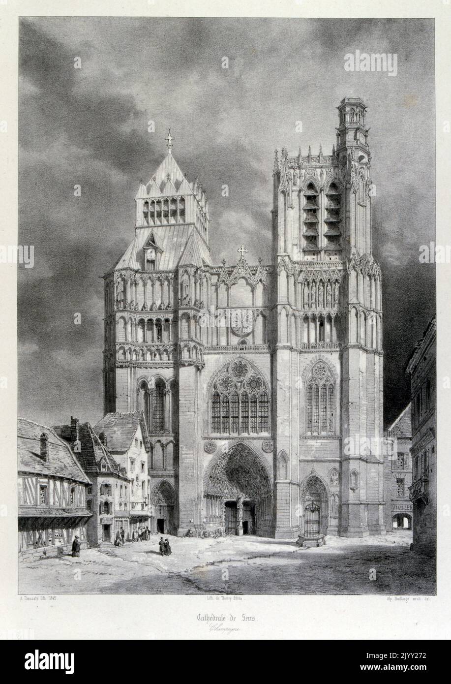 Cathedral saint étienne de sens hi-res stock photography and images - Alamy