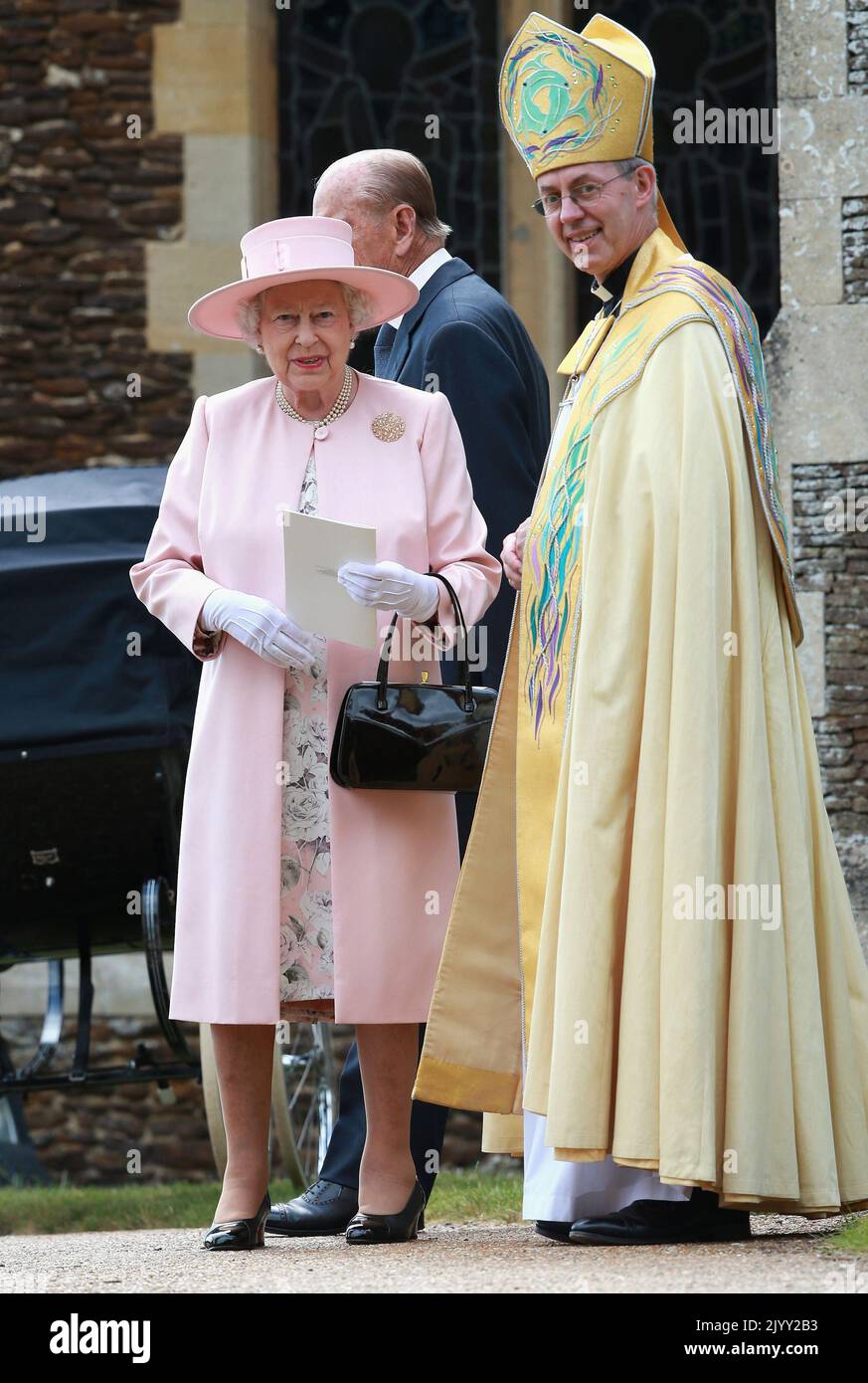 File photo dated 5/7/2015 of Queen Elizabeth II, the Duke of Edinburgh ...