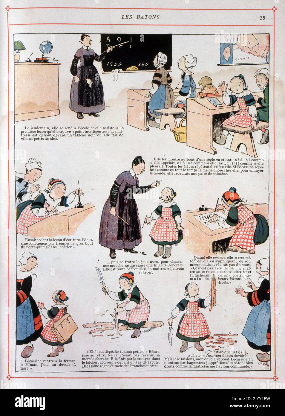 Becassine a French comic strip and the name of its heroine, appearing ...