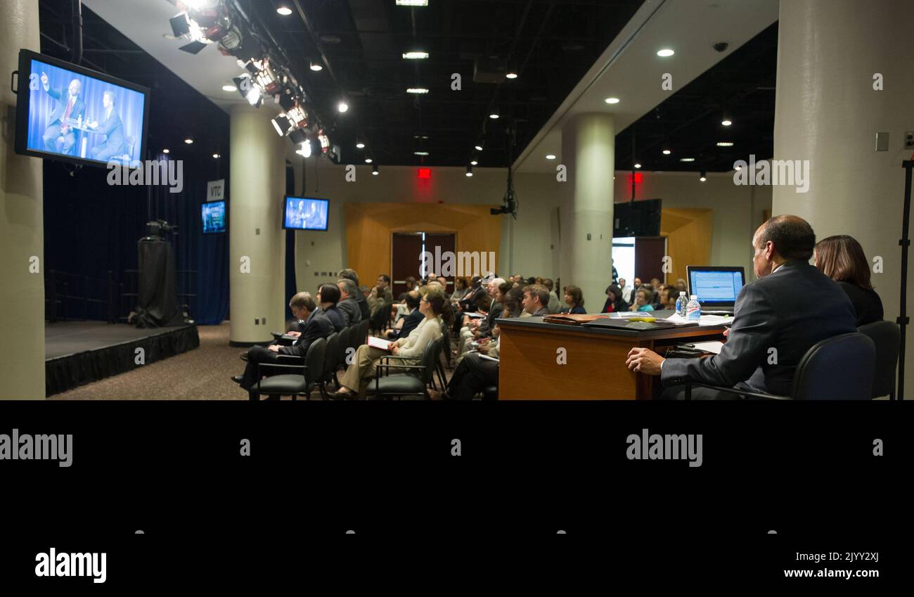 Town Hall Meeting at HUD headquarters, with Secretary Shaun Donovan and ...