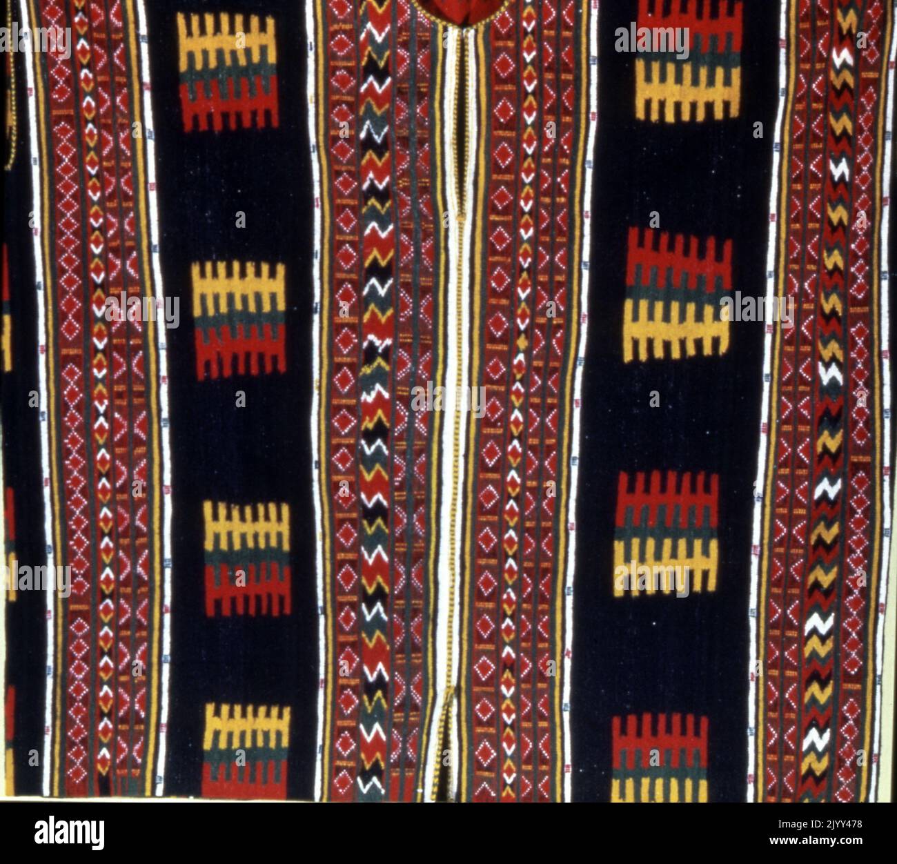 Woolen blanket woven by the Kabyle people, a Berber ethnic group in the ...