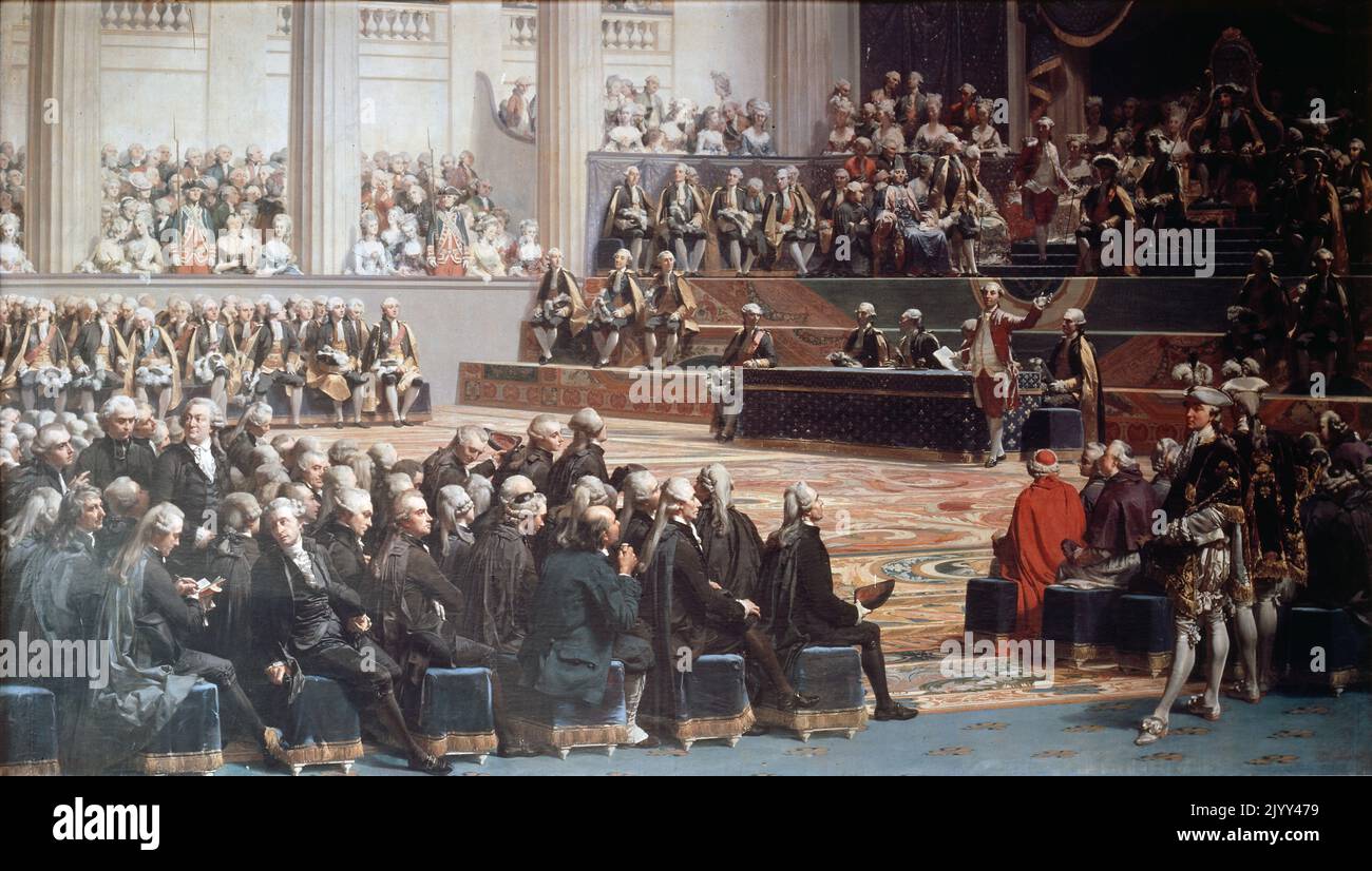 Le Serment du Jeu de paume Jacques-Louis David, 1791. The Tennis Court ...
