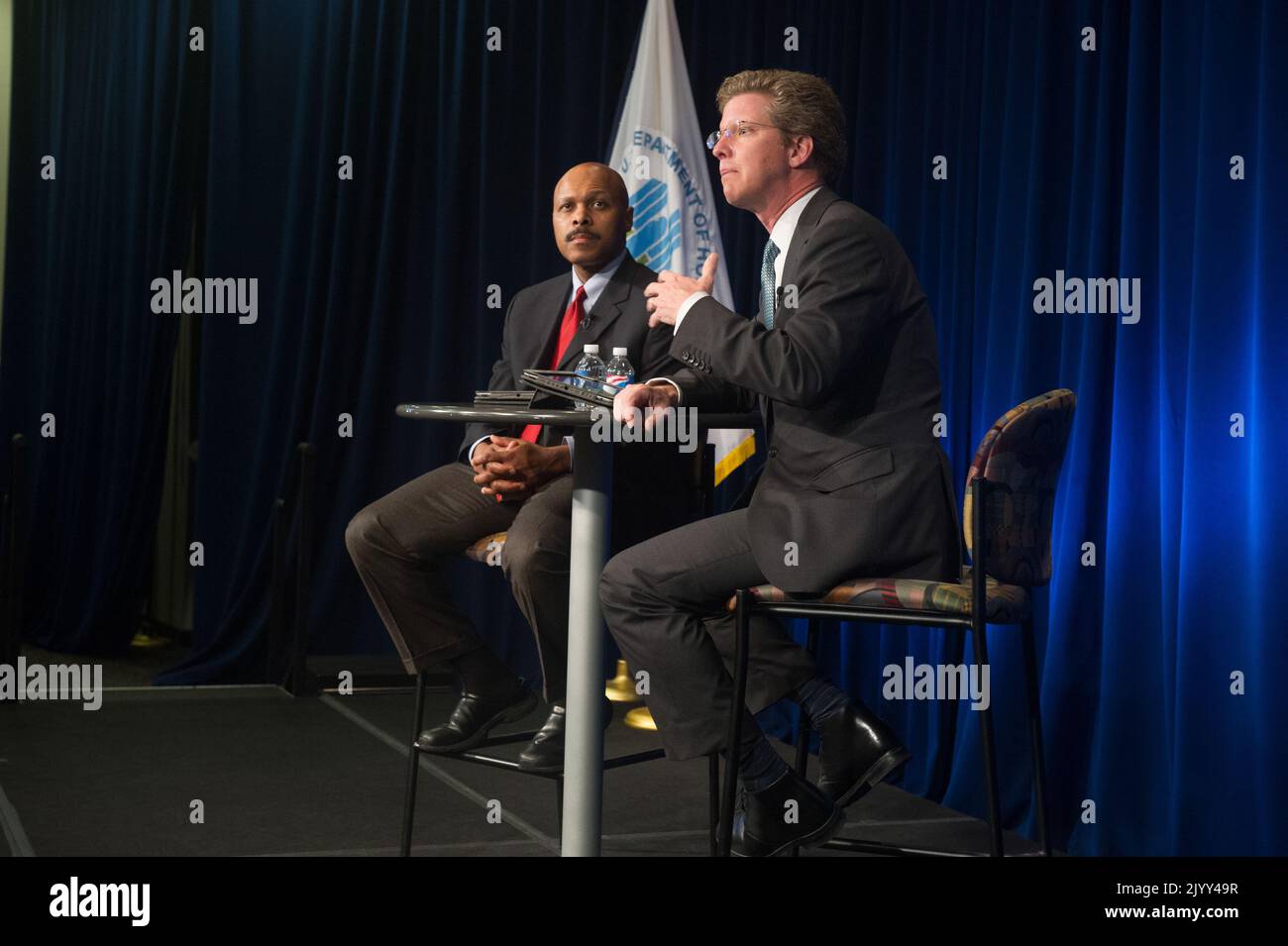 Town Hall Meeting at HUD headquarters, with Secretary Shaun Donovan and ...