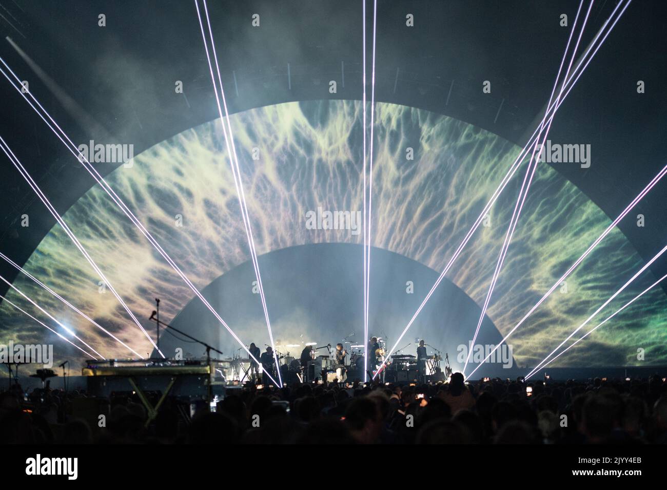 8th September 2022, London, UKCanadian indie rock band Arcade Fire live ... 8th September 2022, London, UKCanadian indie rock band Arcade Fire live ...