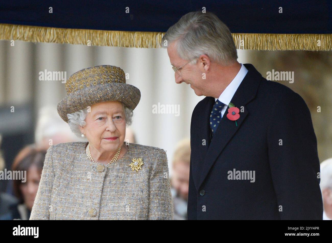 20141106 - LONDON, UNITED KINGDOM: Britain's Queen Elizabeth II and ...