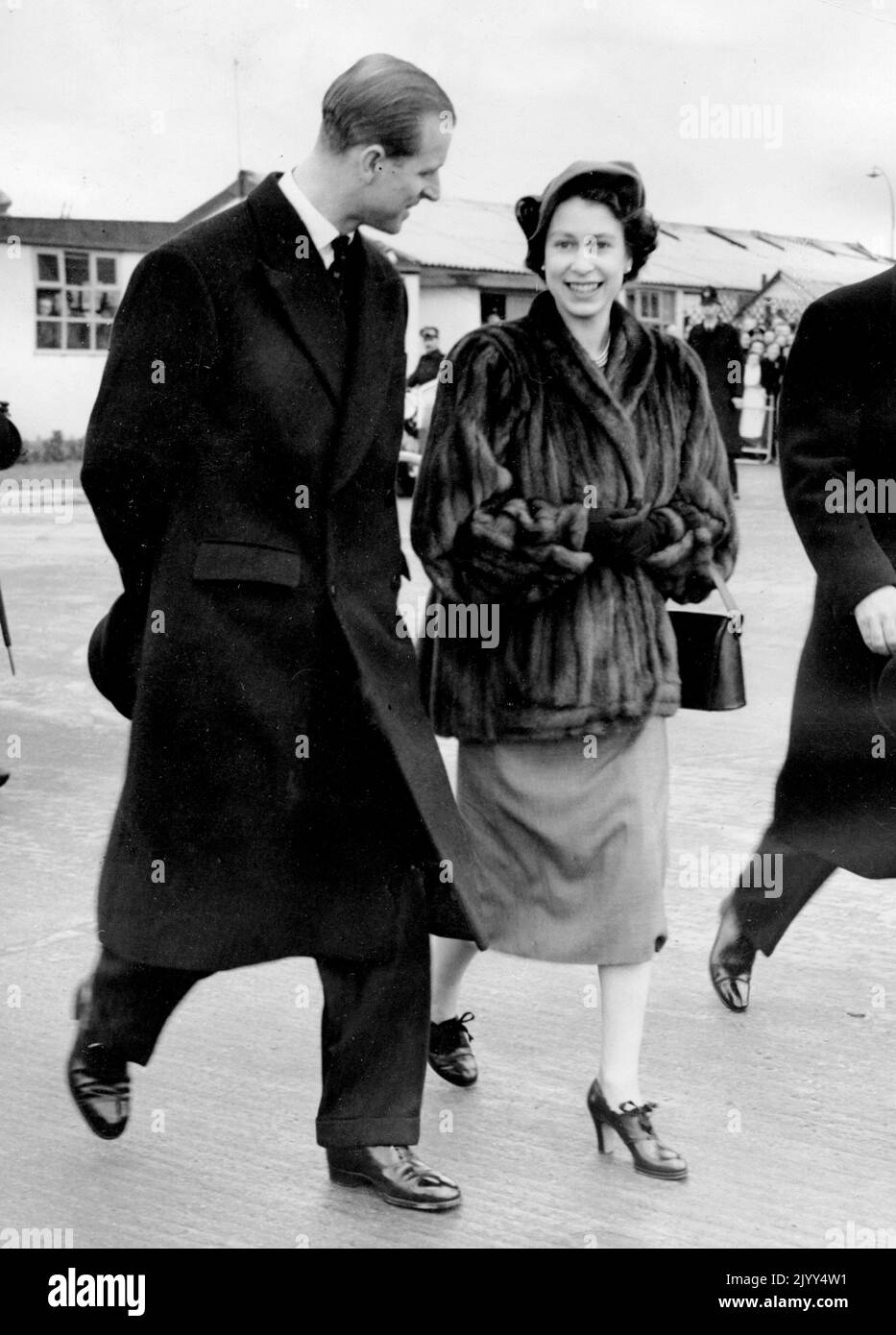 Jan. 31, 1952 - London, England, U.K. - PRINCESS ELIZABETH and PRINCE ...
