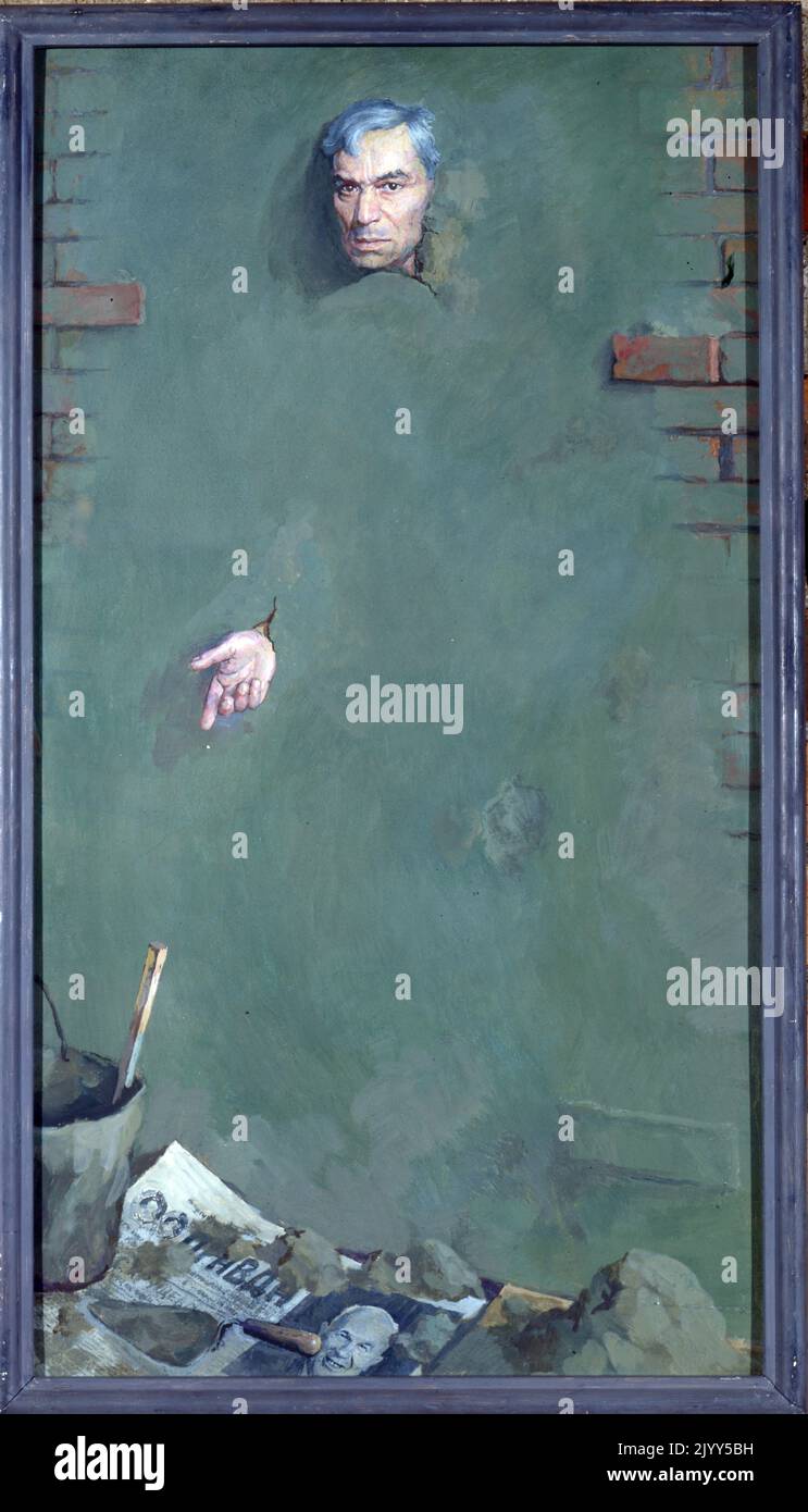 Portrait of Boris Pasternak by Soviet Russian artist, Pyotr ...