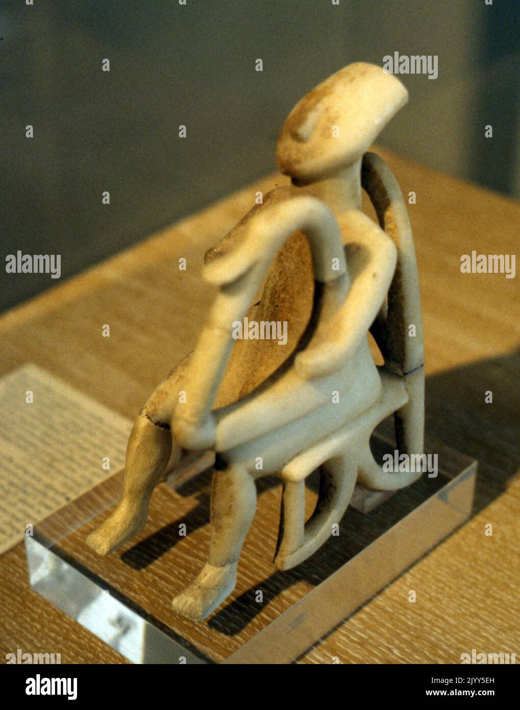 Minoan Mycenaean male lyre player, from Keros (Cyclades), Greece, ca ...