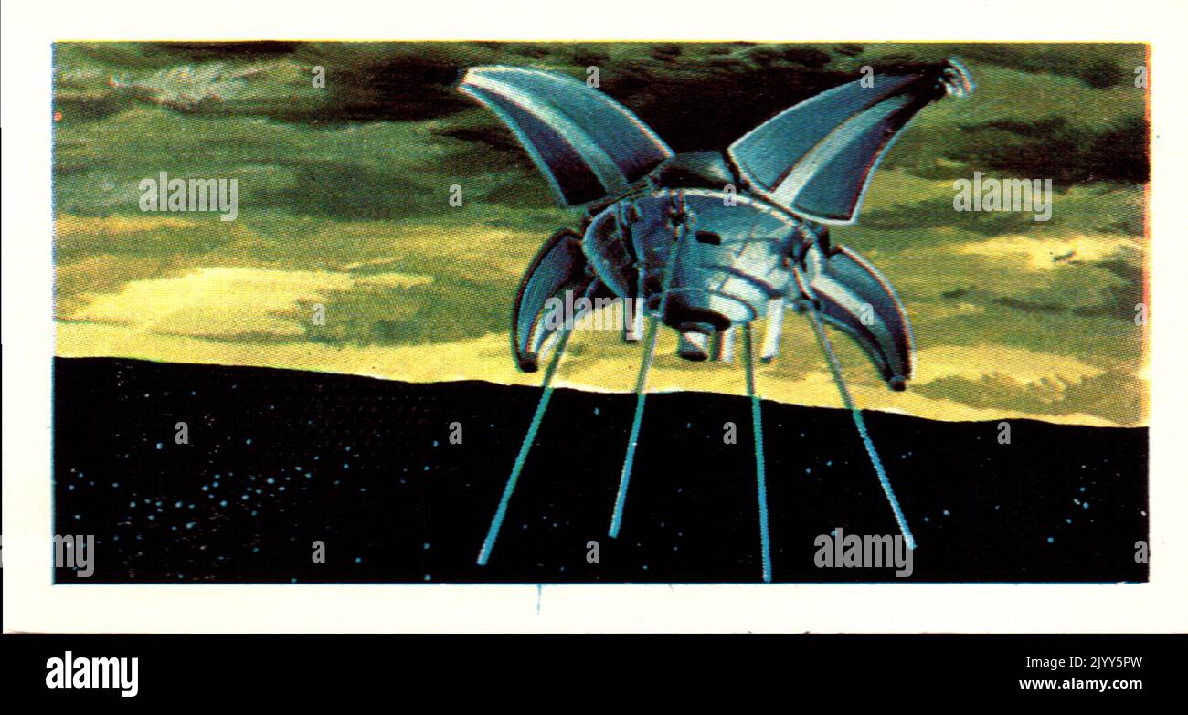 from a series of cards for Brooke Bond Tea; 1973; "The Race into Space ...