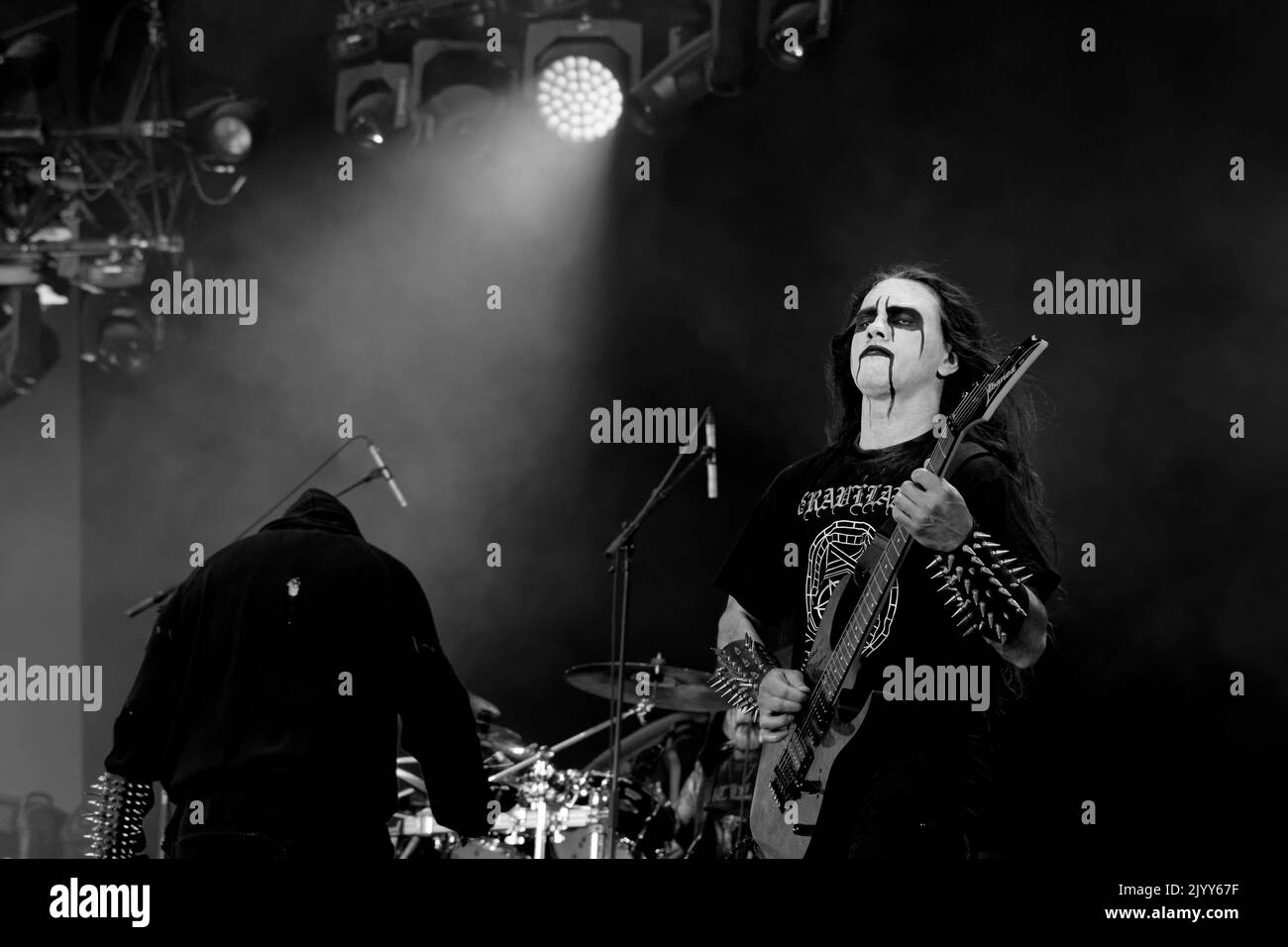 Blasphemy band Black and White Stock Photos & Images - Alamy