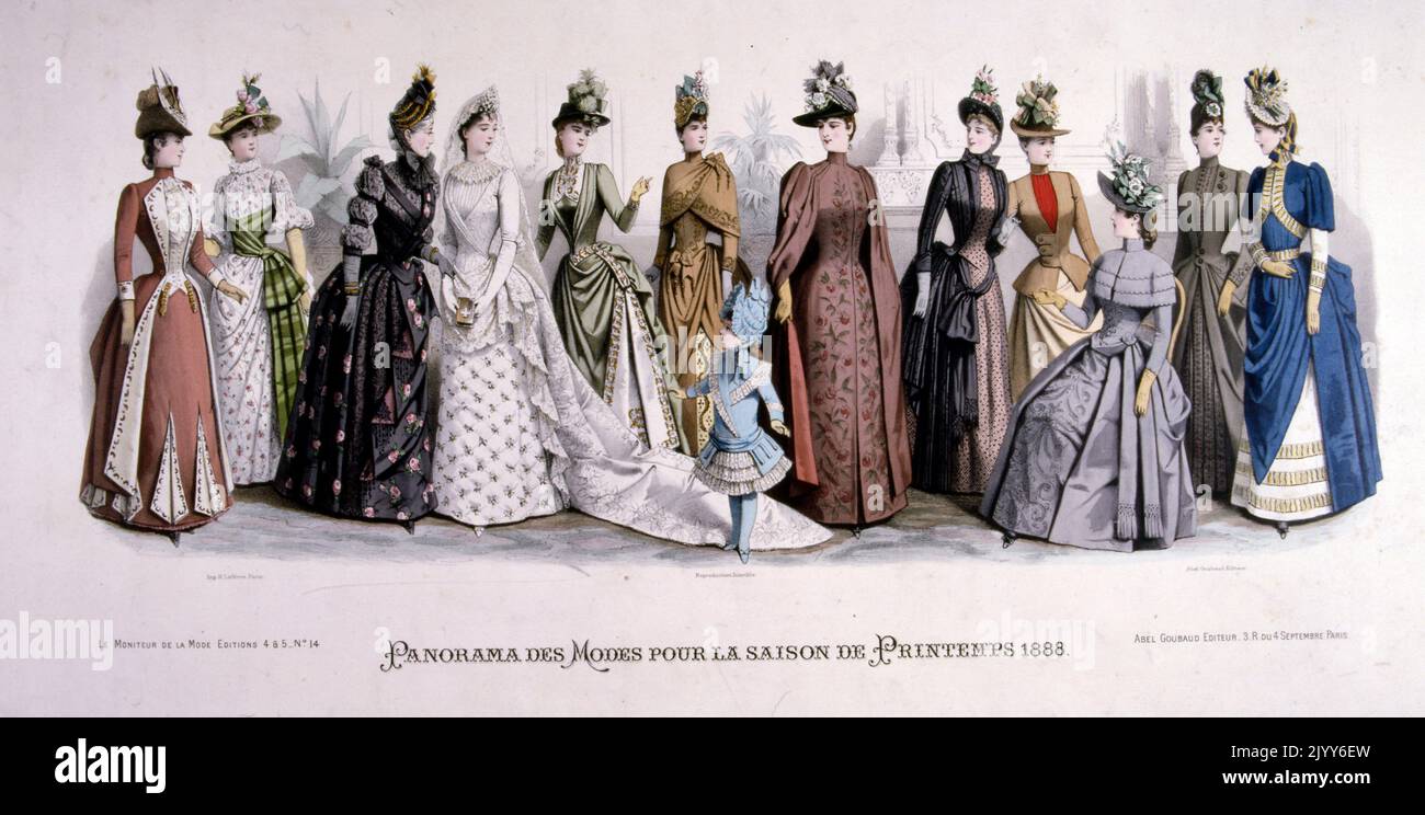 1888 dress hi-res stock photography and images - Alamy