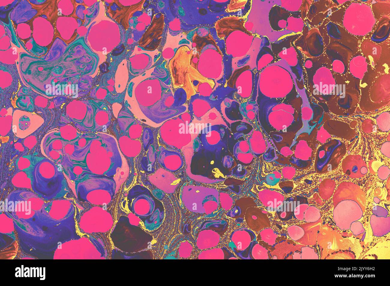 Ebru marble effect pattern design for print Stock Photo - Alamy