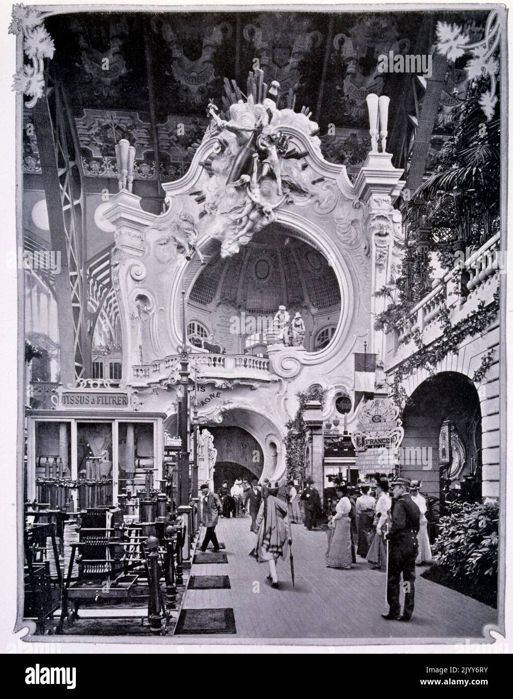 Exposition Universelle (World Fair) Paris, 1900; the Champagne Palace ...