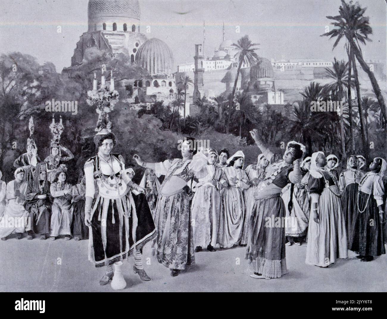 Exposition Universelle (World Fair) Paris, 1900; Black and white ...