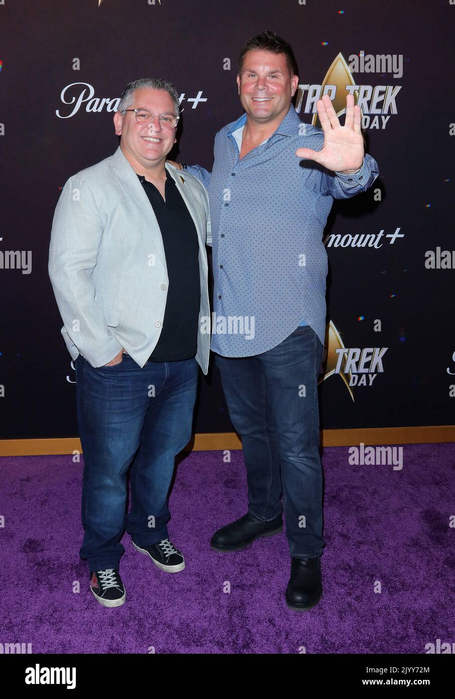 Rod Roddenberry, Trevor Roth arrives at The Star Trek Celebration Red ...