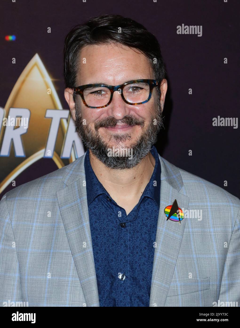 Wil Wheaton arrives at The Star Trek Celebration Red Carpet held at The ...