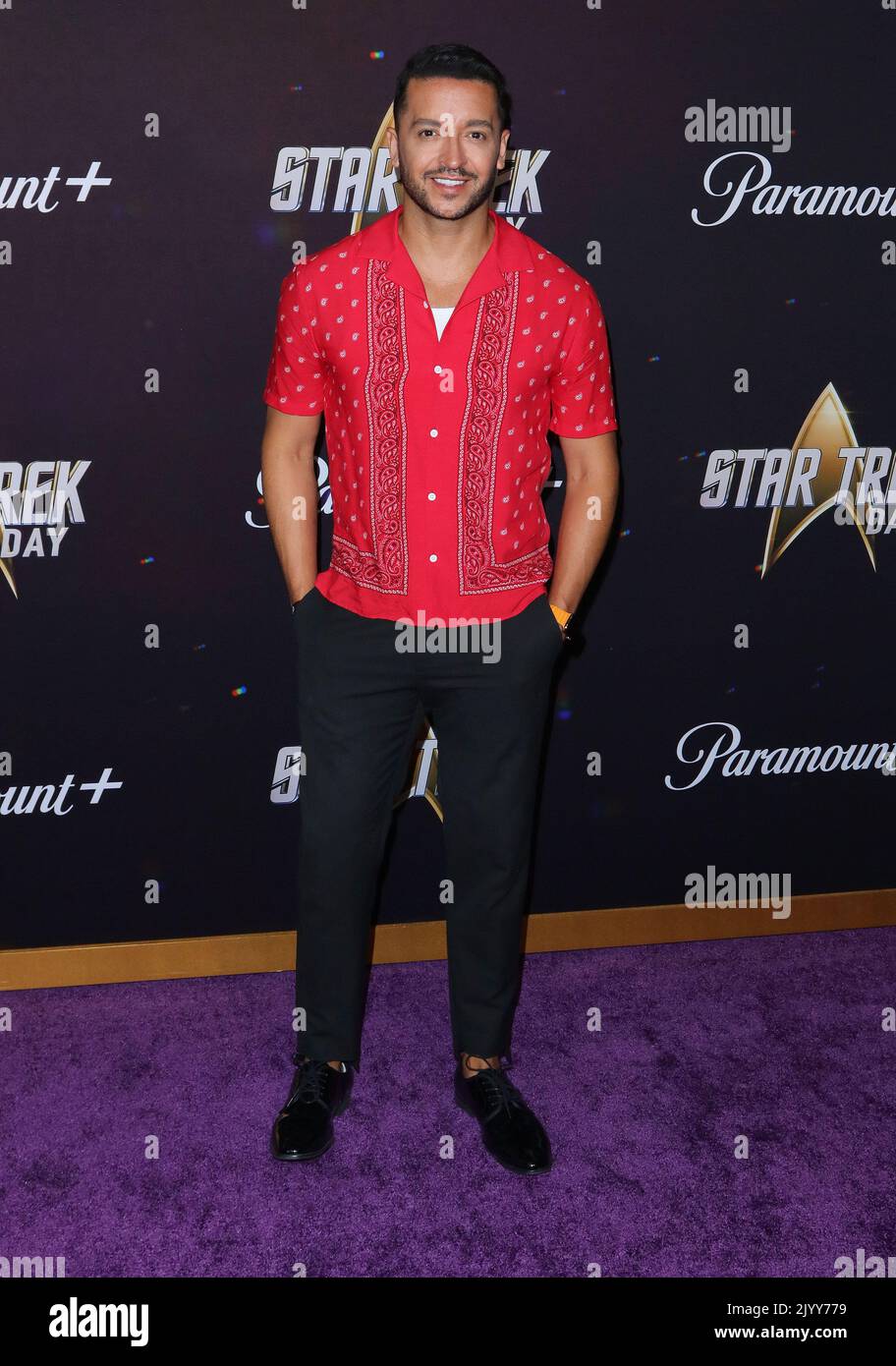 Jai Rodriguez arrives at The Star Trek Celebration Red Carpet held at ...