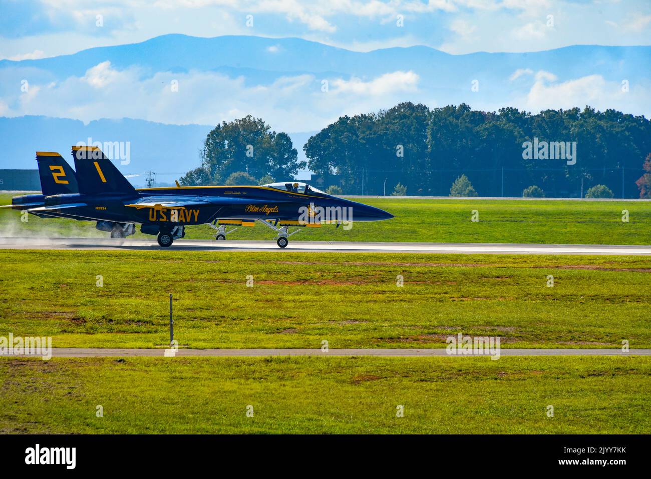 The U.S. Navy Blue Angels have arrived here and have started their ...