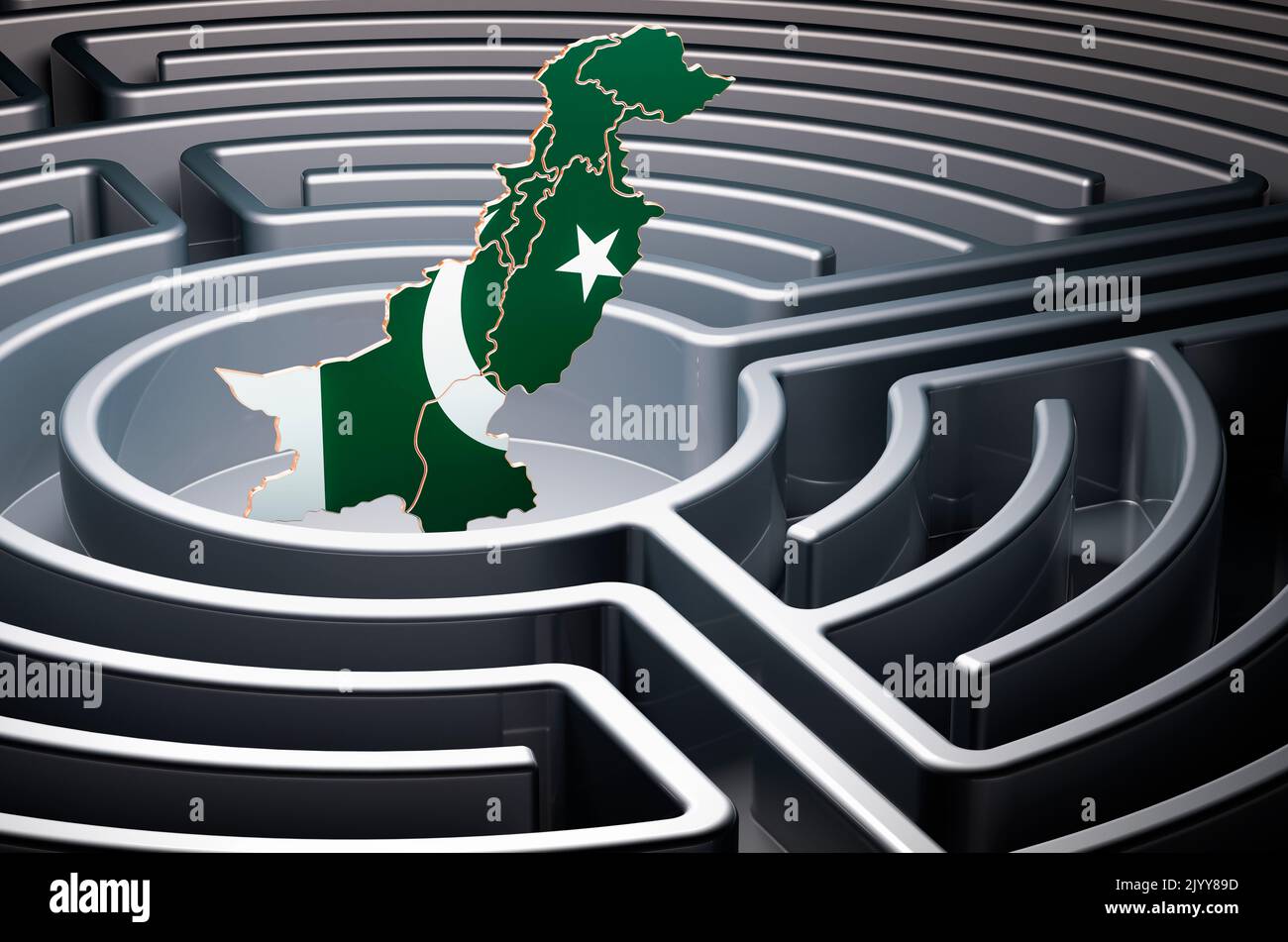 Pakistani flag map hi-res stock photography and images - Alamy