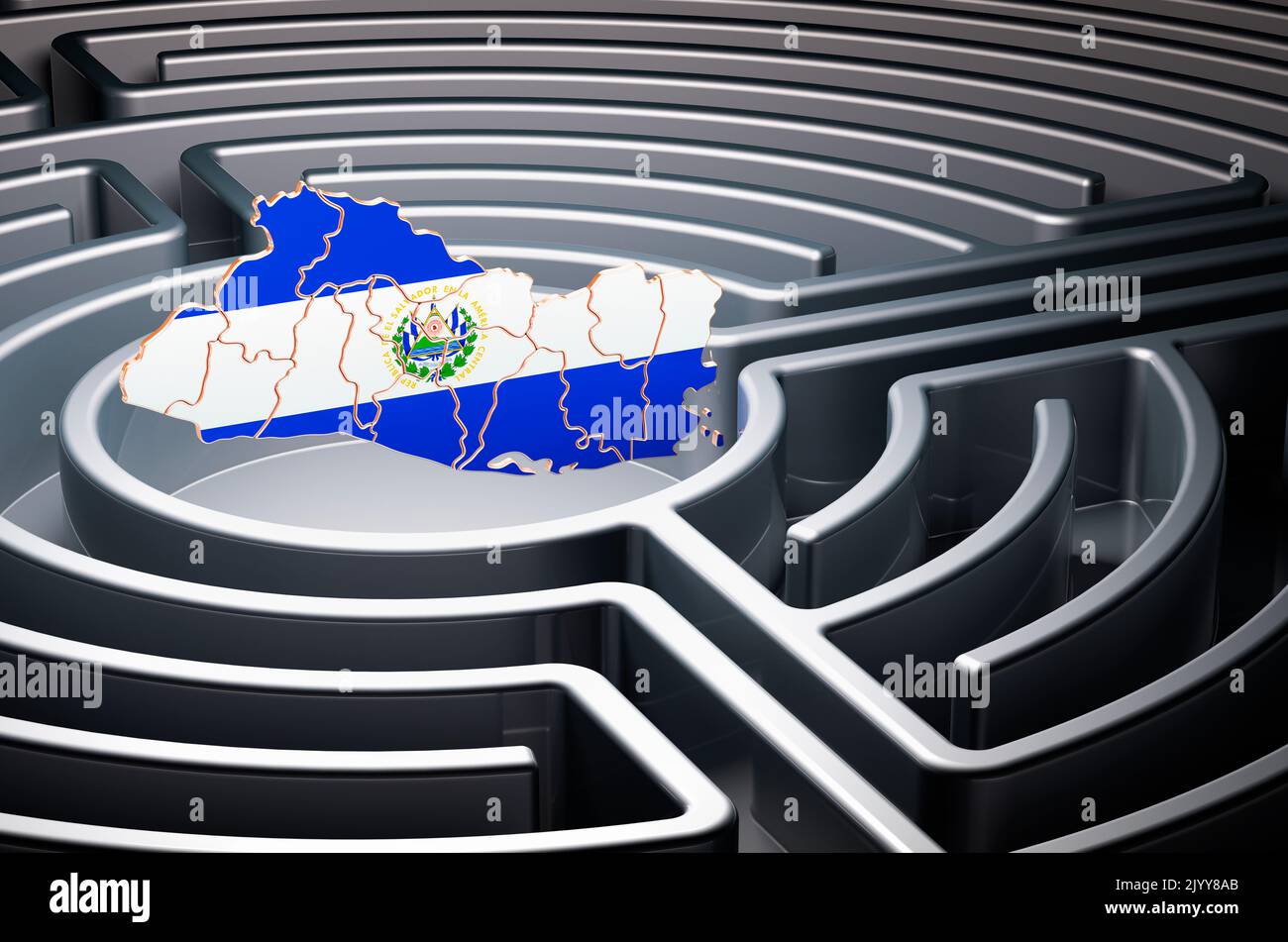 3d rendering el salvador hi-res stock photography and images - Alamy