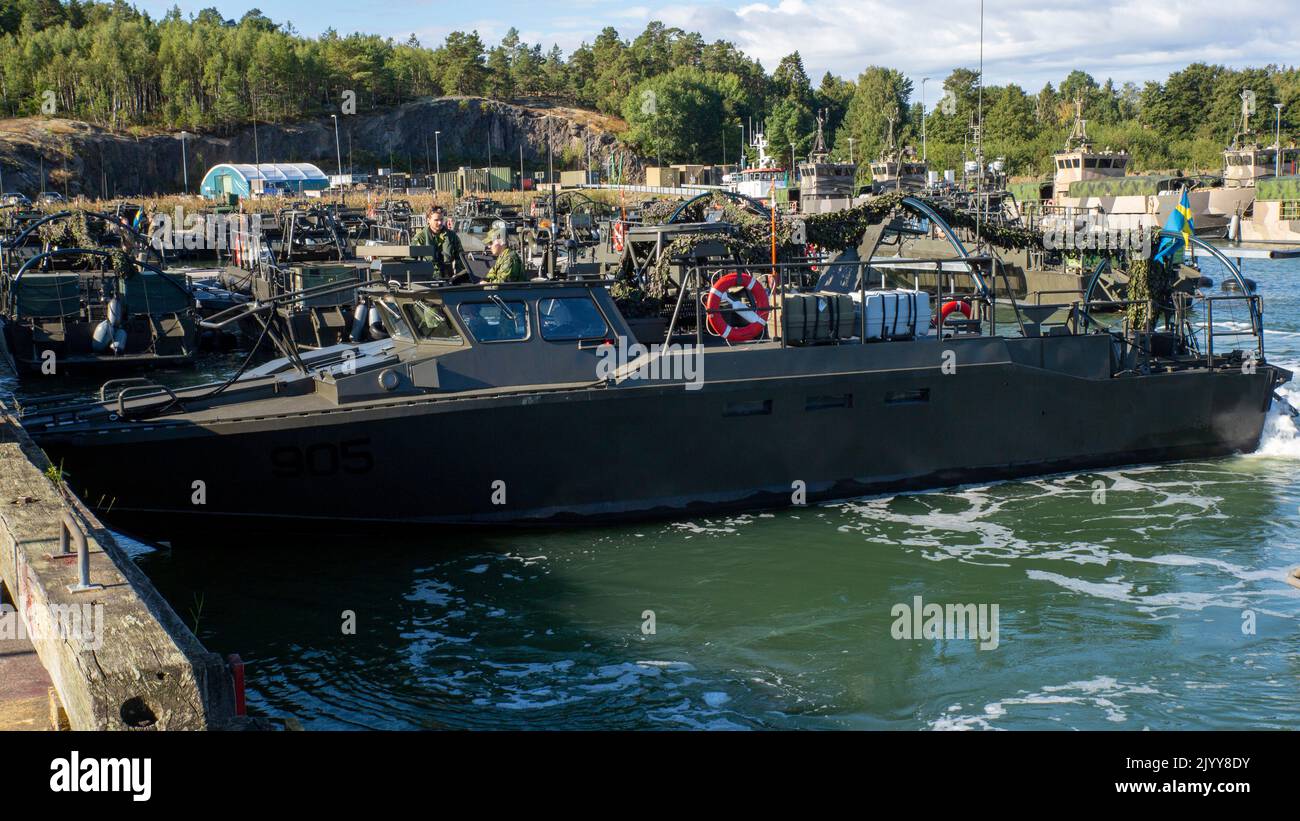 Swedish Marines with 4th Boat Training Company, 2d Swedish Marine ...