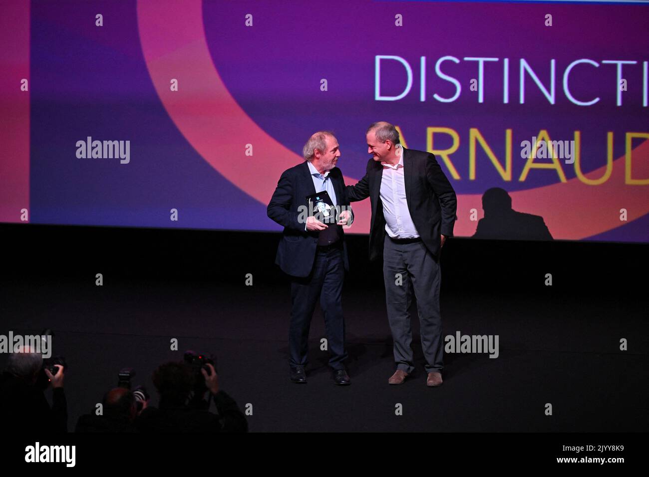 Arnaud Desplechin, Laurent Vallet attends the screening of the movie ...