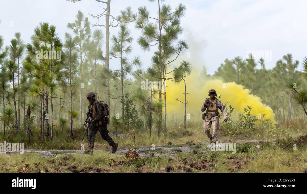 U.S Marines with 2d Combat Engineer Battalion, 2d Marine Division ...