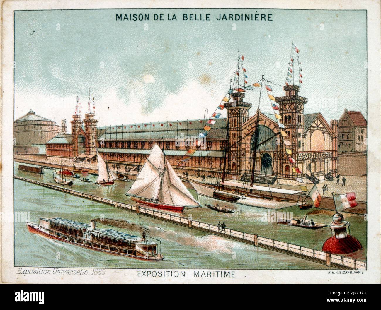 Exposition Universelle (World Fair) Paris, 1889; a coloured ...