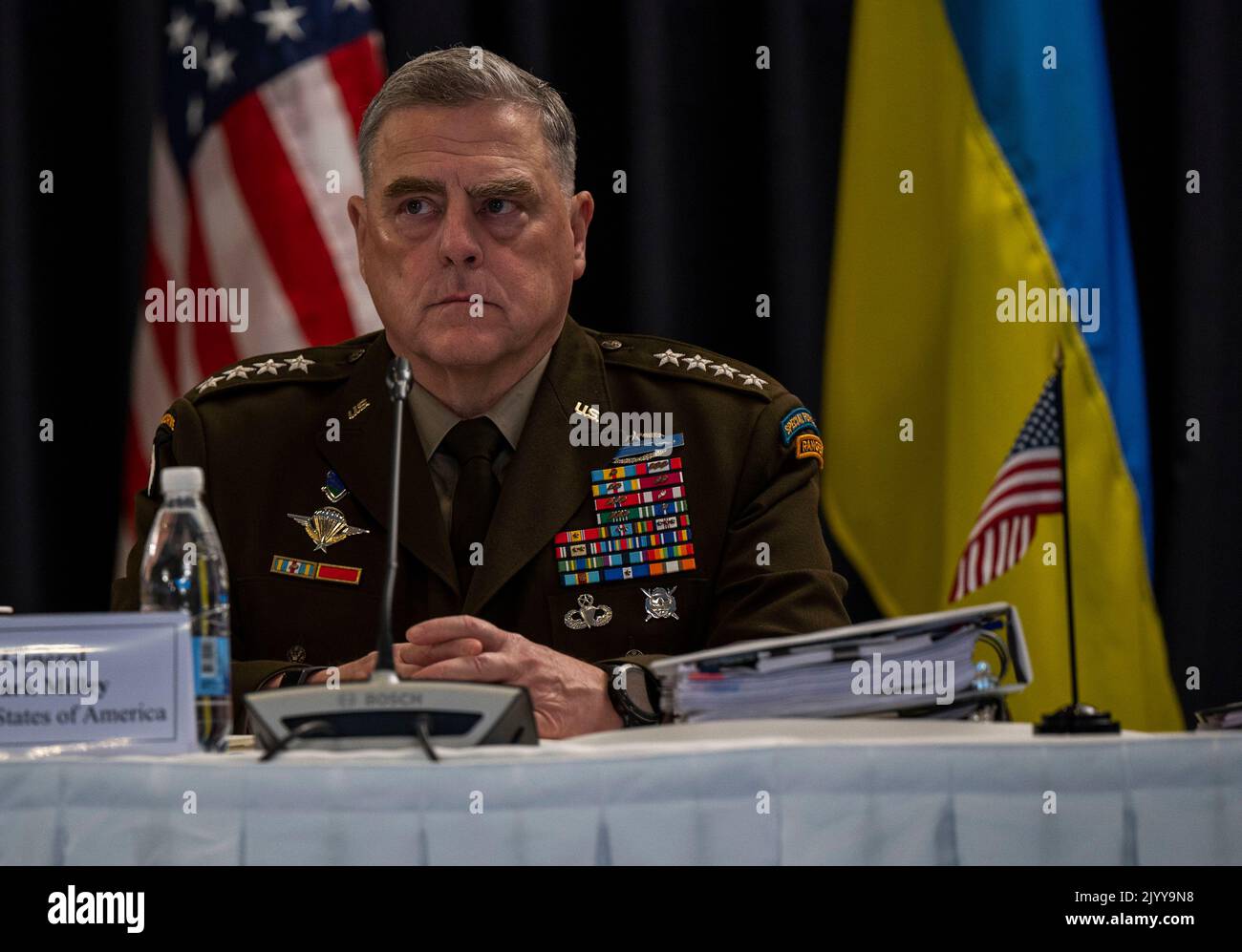 Chairman of the Joint Chiefs of Staff Gen. Mark A. Milley and ministers ...