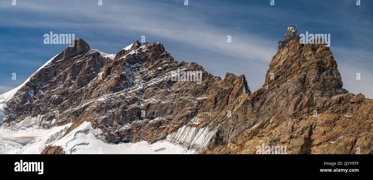 Sphinx Observatory at the top of Jungfraujoch in Grindelwald ...