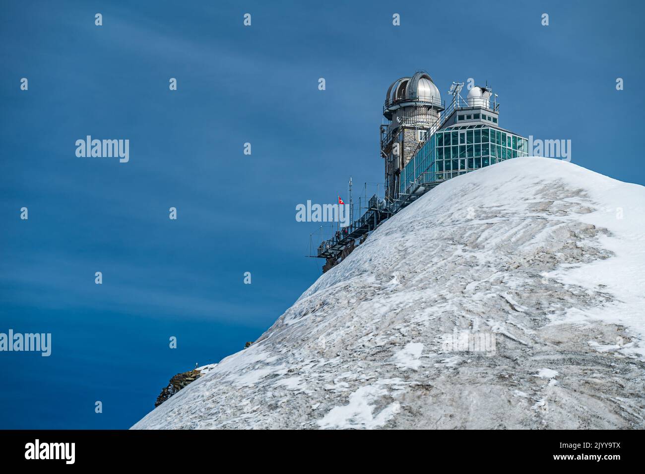 Sphinx Observatory at the top of Jungfraujoch in Grindelwald ...