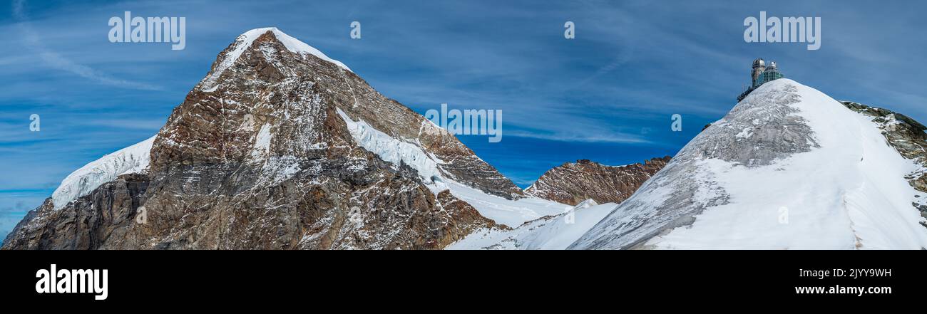 Sphinx Observatory at the top of Jungfraujoch in Grindelwald ...
