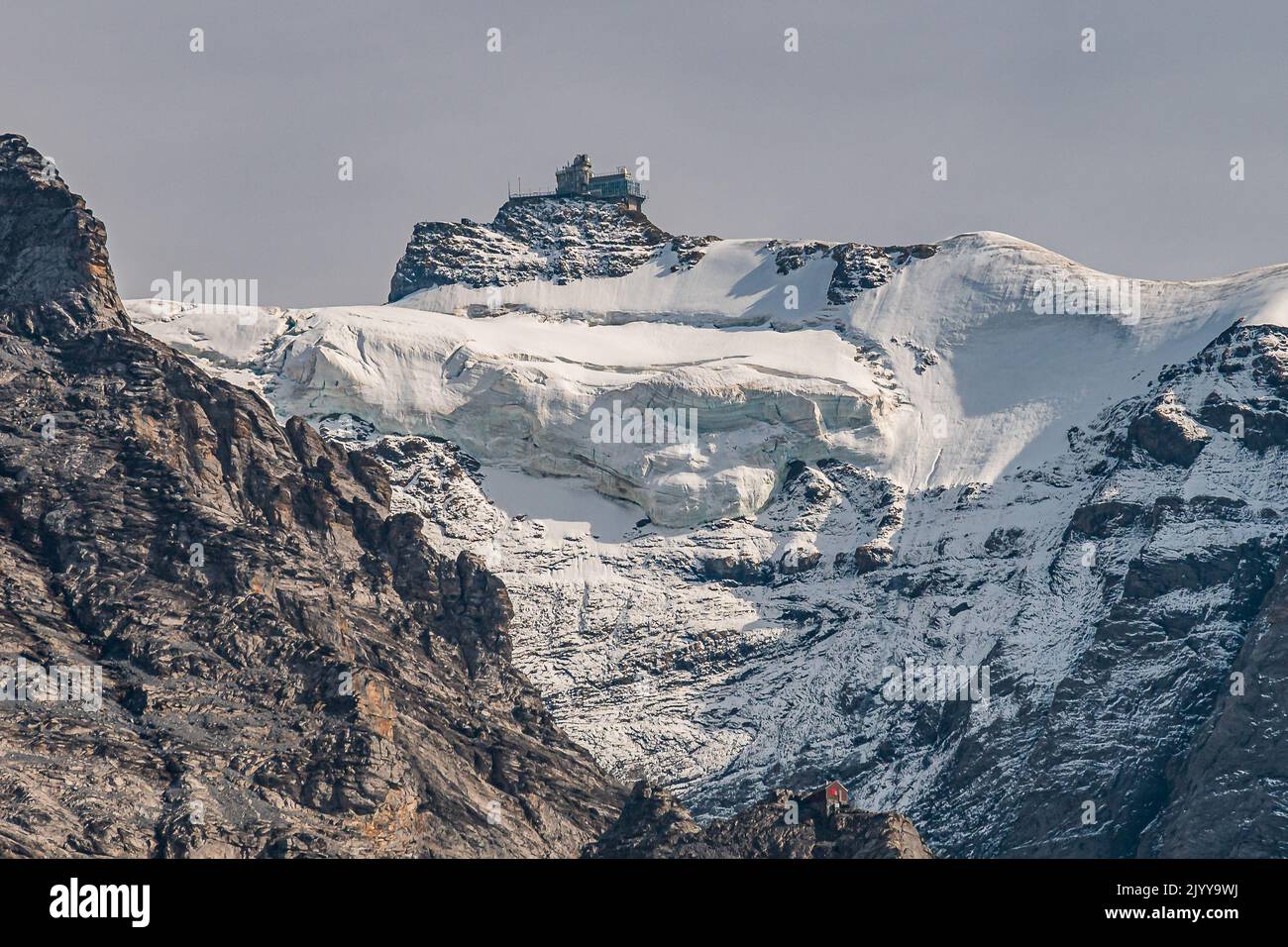 Sphinx Observatory at the top of Jungfraujoch in Grindelwald ...
