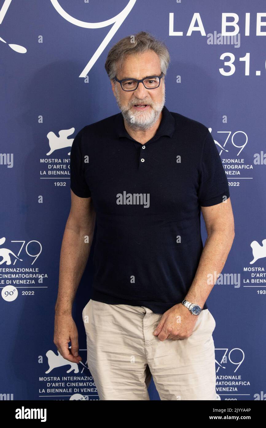 Venice, Italy. September 08, 2022, Max Tortora attends the photocall ...