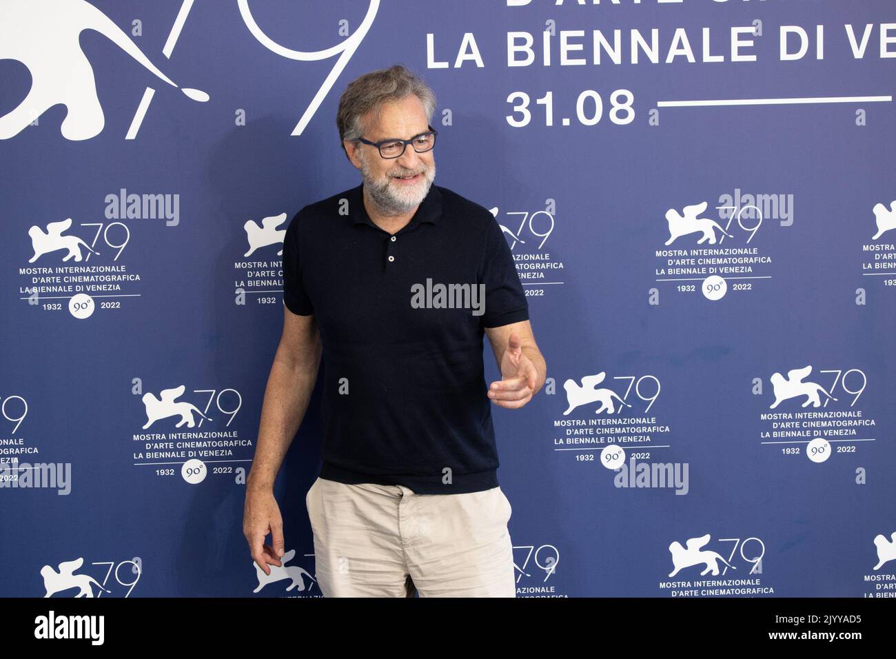 Venice, Italy. September 08, 2022, Max Tortora attends the photocall ...